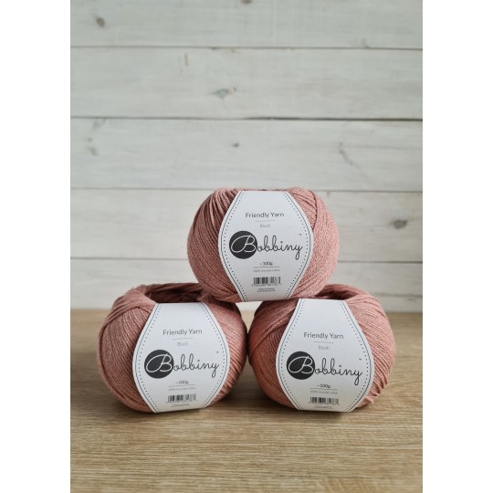 Friendly Yarn Blush| Bobbiny